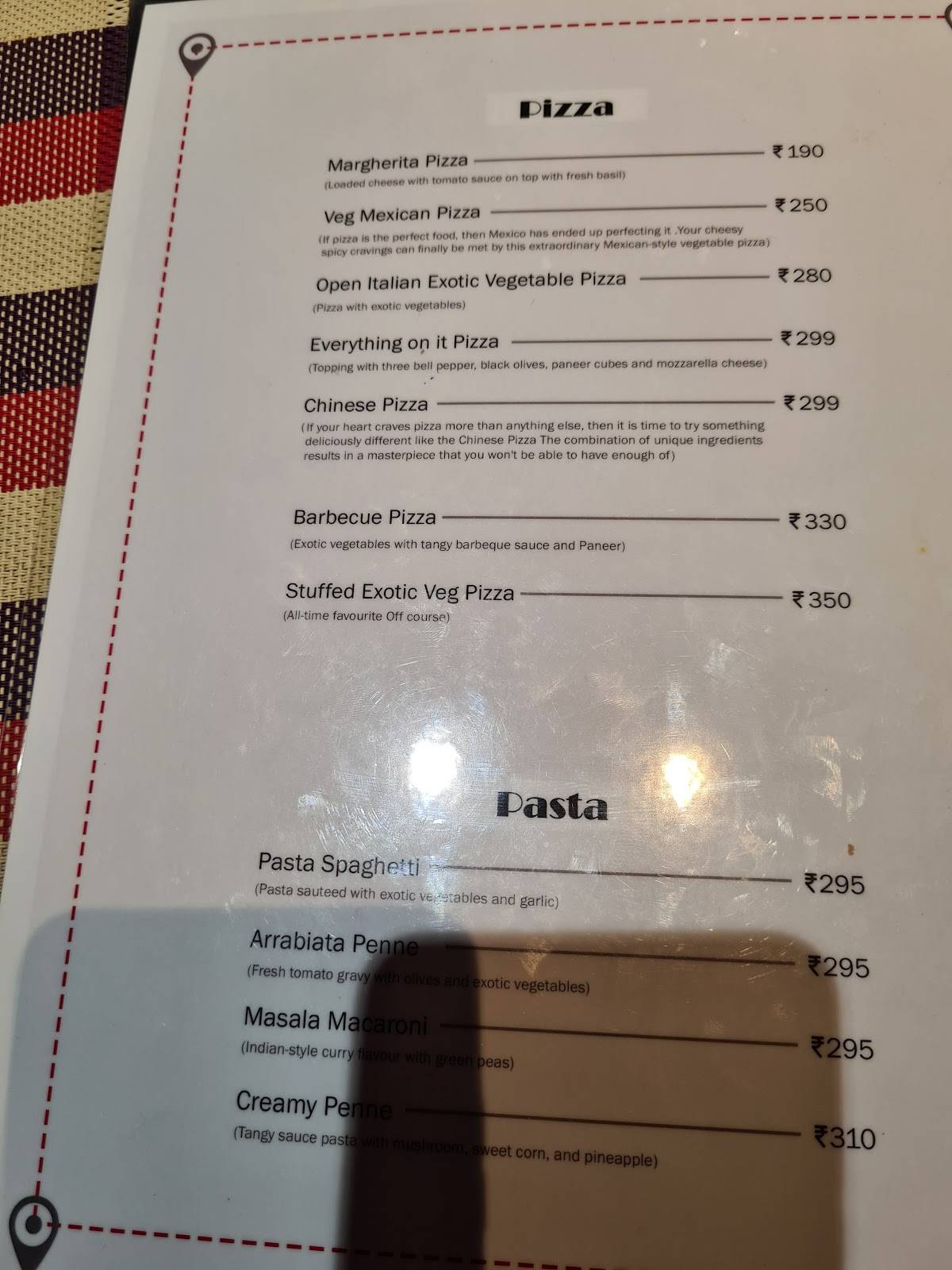 Menu at The Traveller Cafe (Pure Veg) VIP Plaza, Surat, Surat