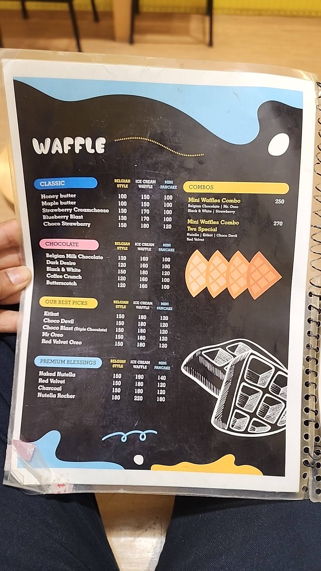 Menu at The Waffling Station, Ahmedabad, Shop No -5