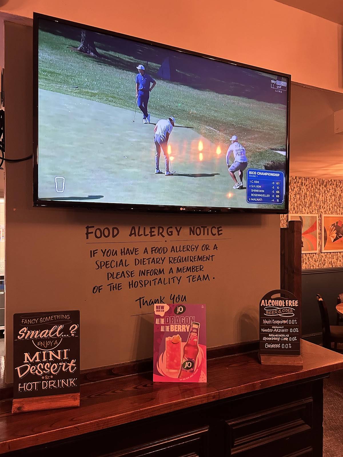Menu at The Yenton pub & bar, Birmingham