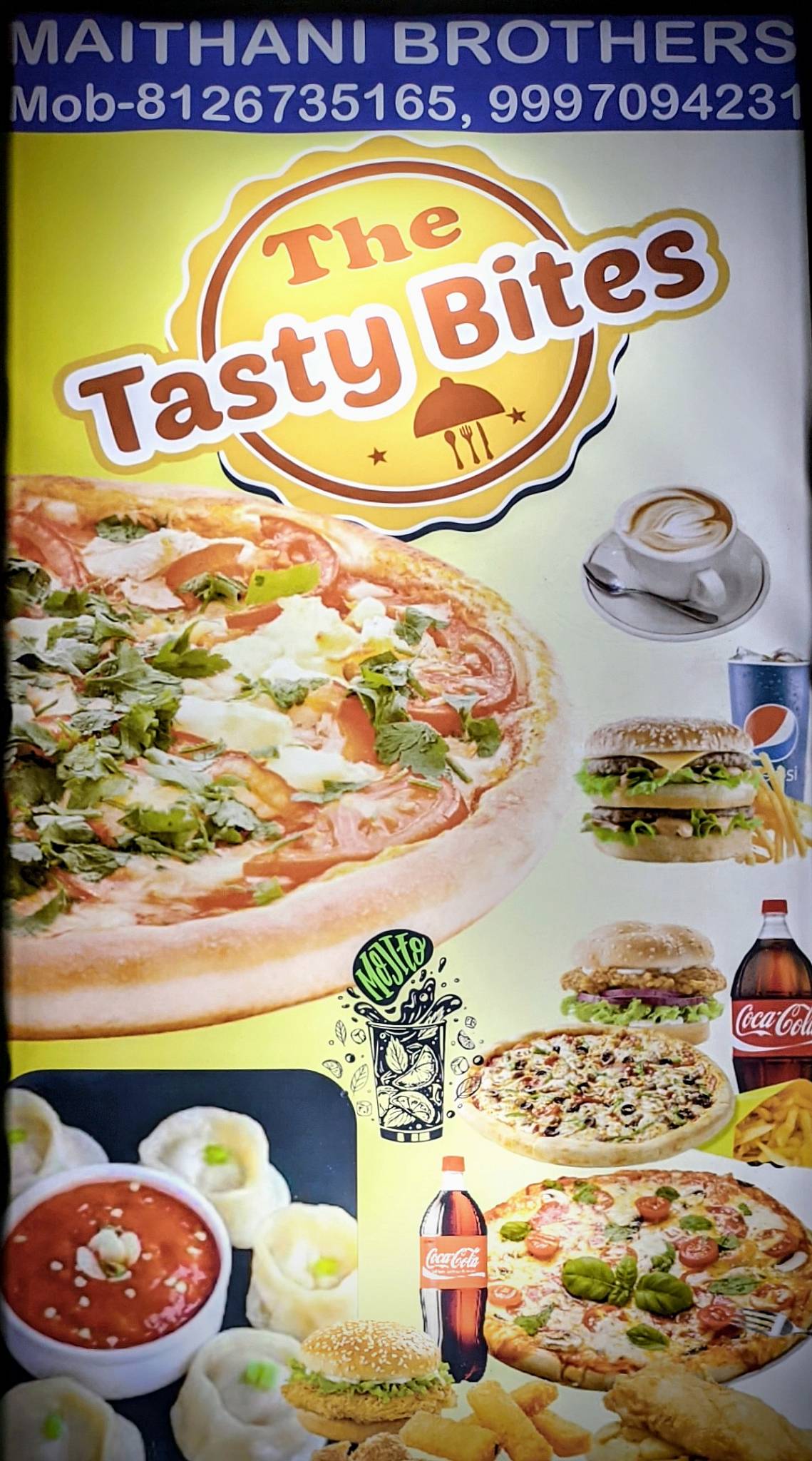Menu at The tasty bites, Pauri