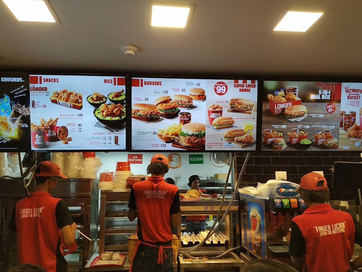 Menu at KFC, Thiruvalla, No 10 & 11