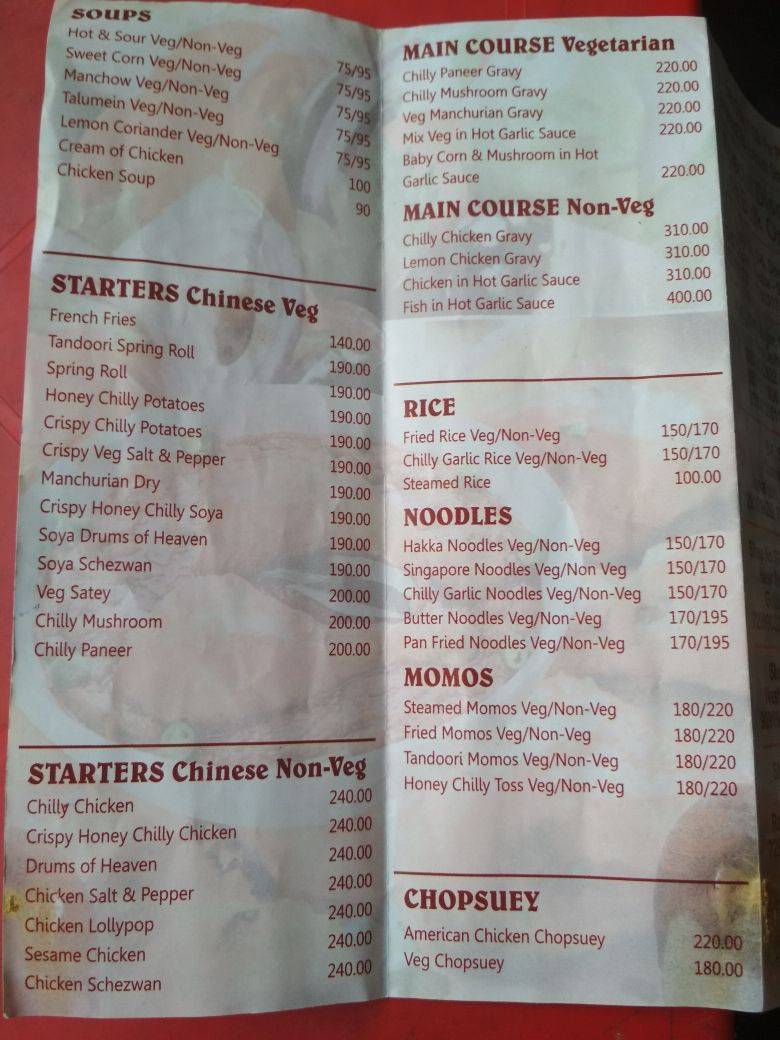 Menu at Tikka Junction (ham Foods), New Delhi, shop no G-2