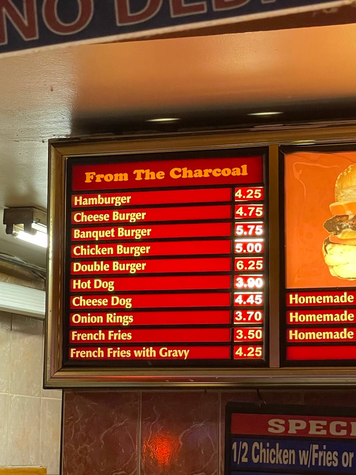 Menu at Square Boy restaurant, Toronto