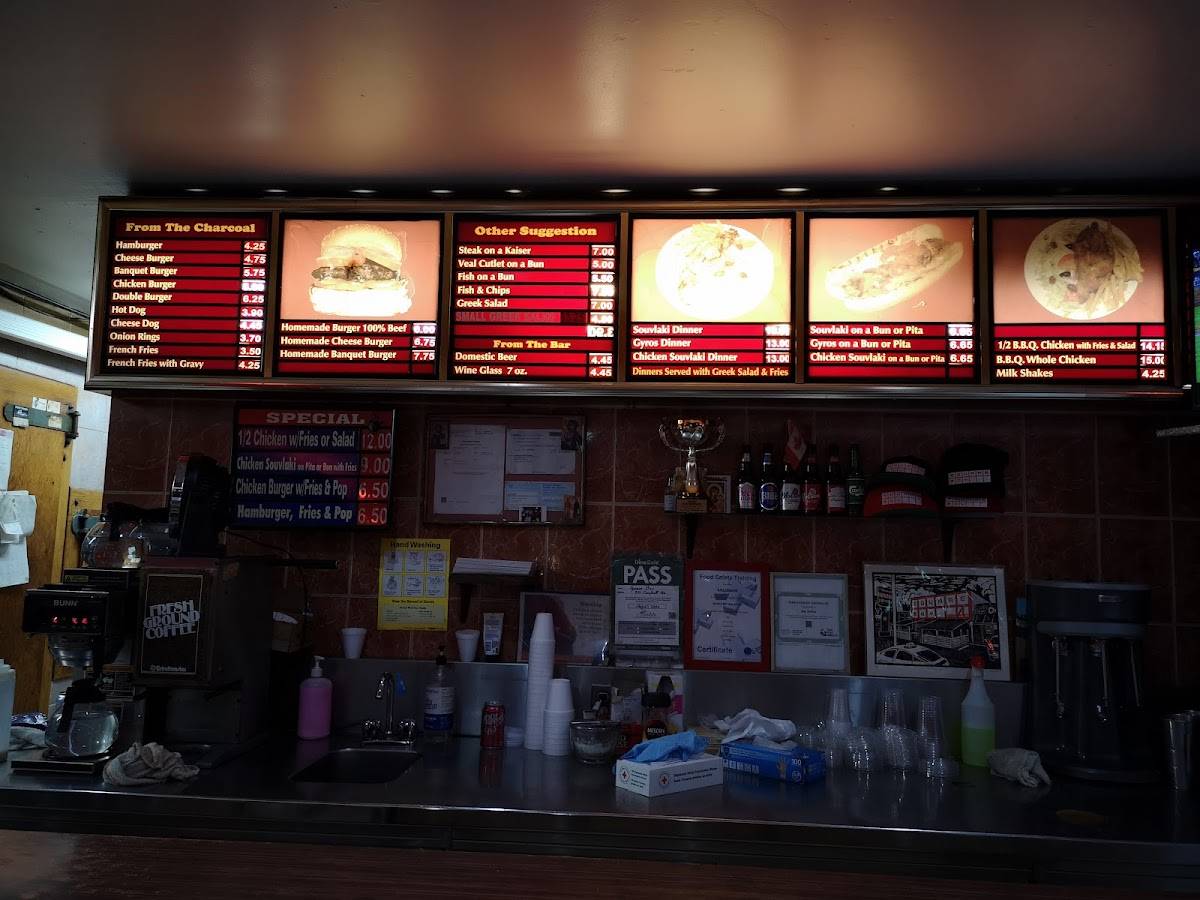 Menu at Square Boy restaurant, Toronto