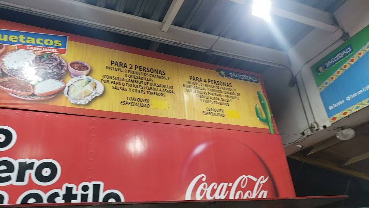 Carta del restaurante Tacostao, Torreón, Blvrd Independencia 2401