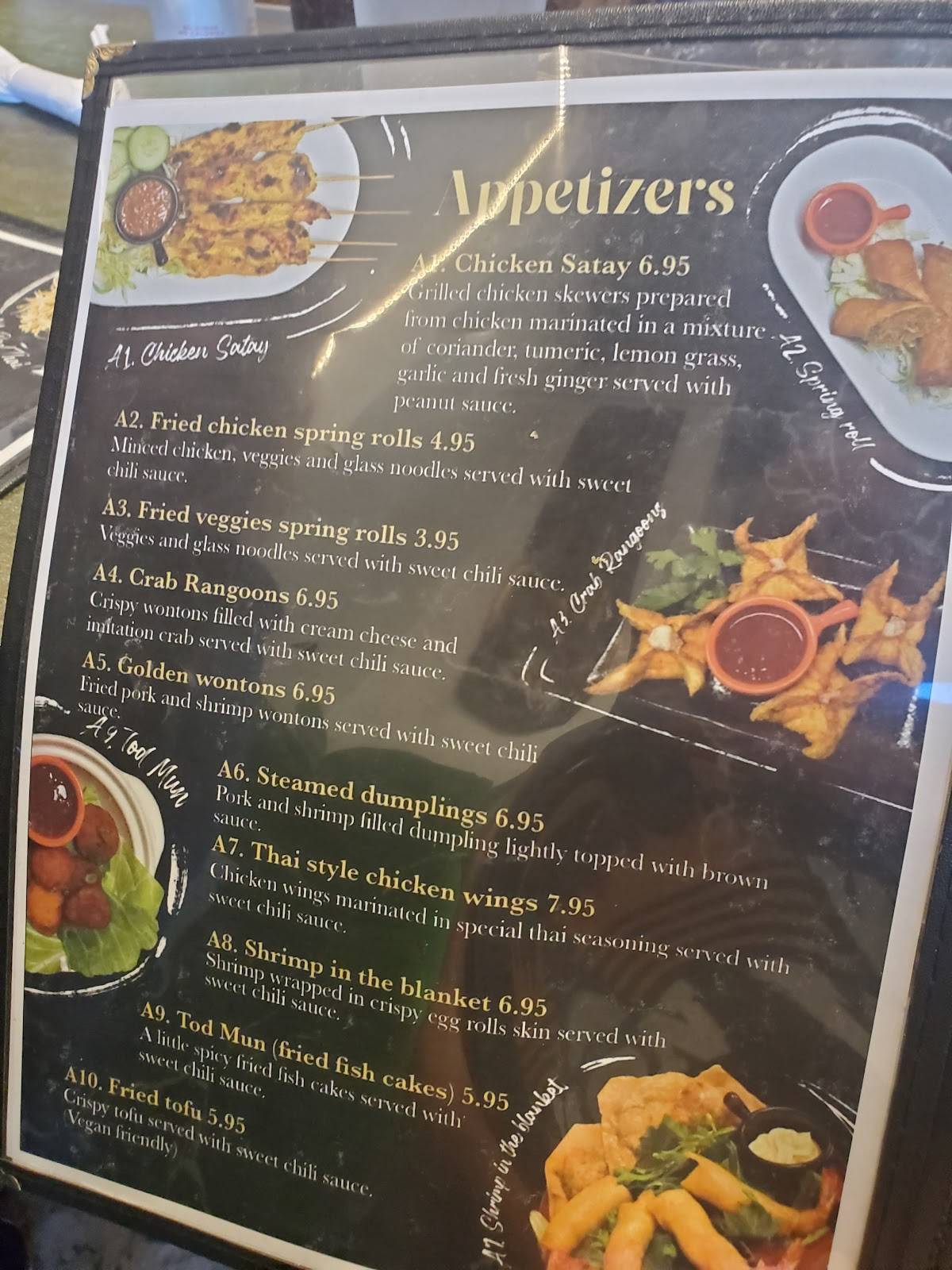 Menu at Totally Thai restaurant, Elizabeth City