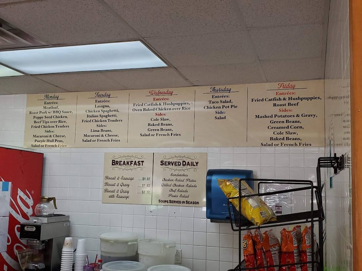 Menu at Touch of Home Bakery, Livingston