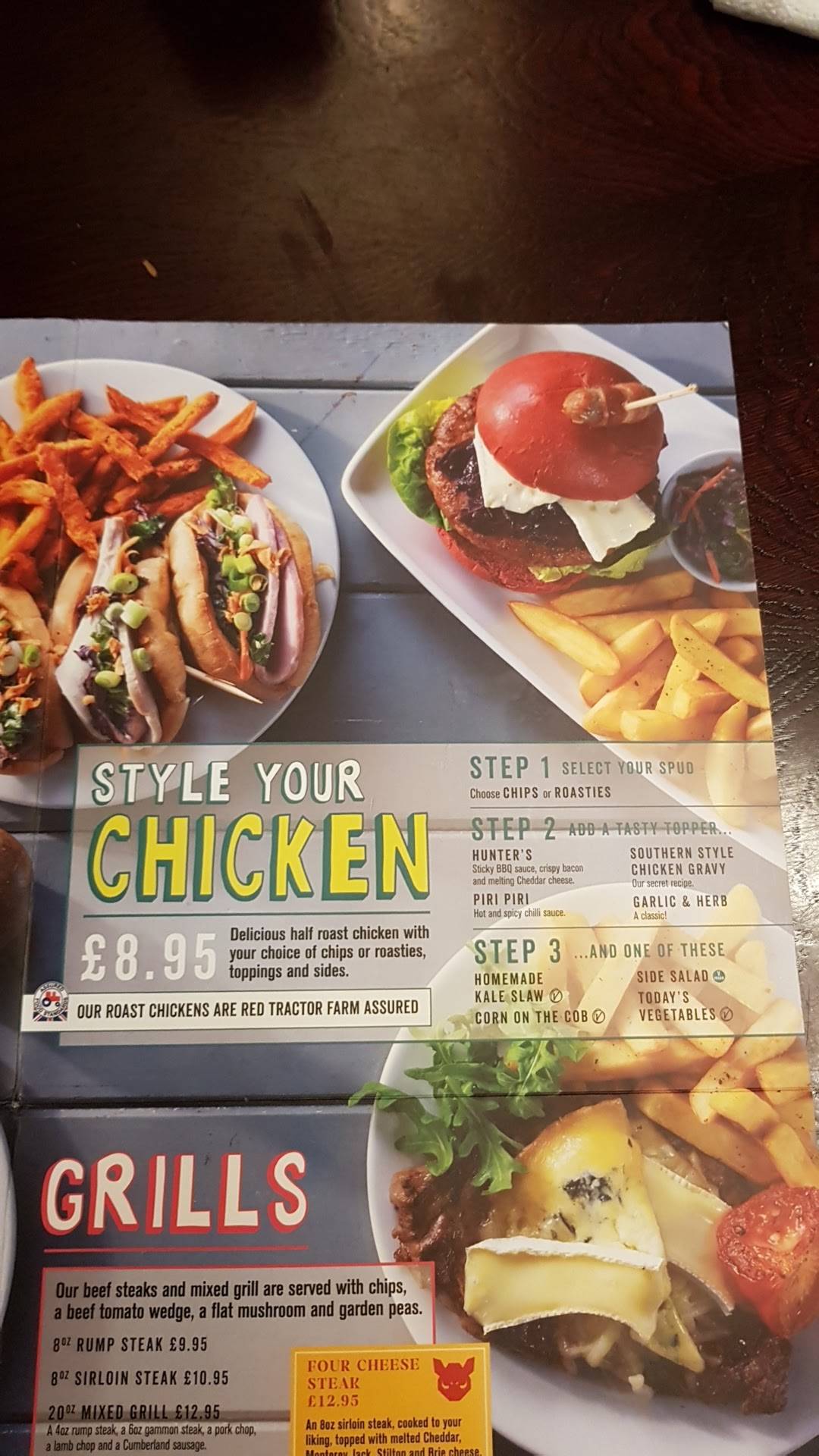 Menu at Trawlerman pub & bar, Cleethorpes, N Sea Ln