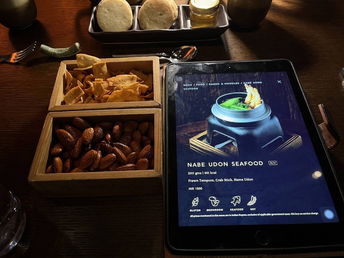 Menu at Ukiyo, Pune