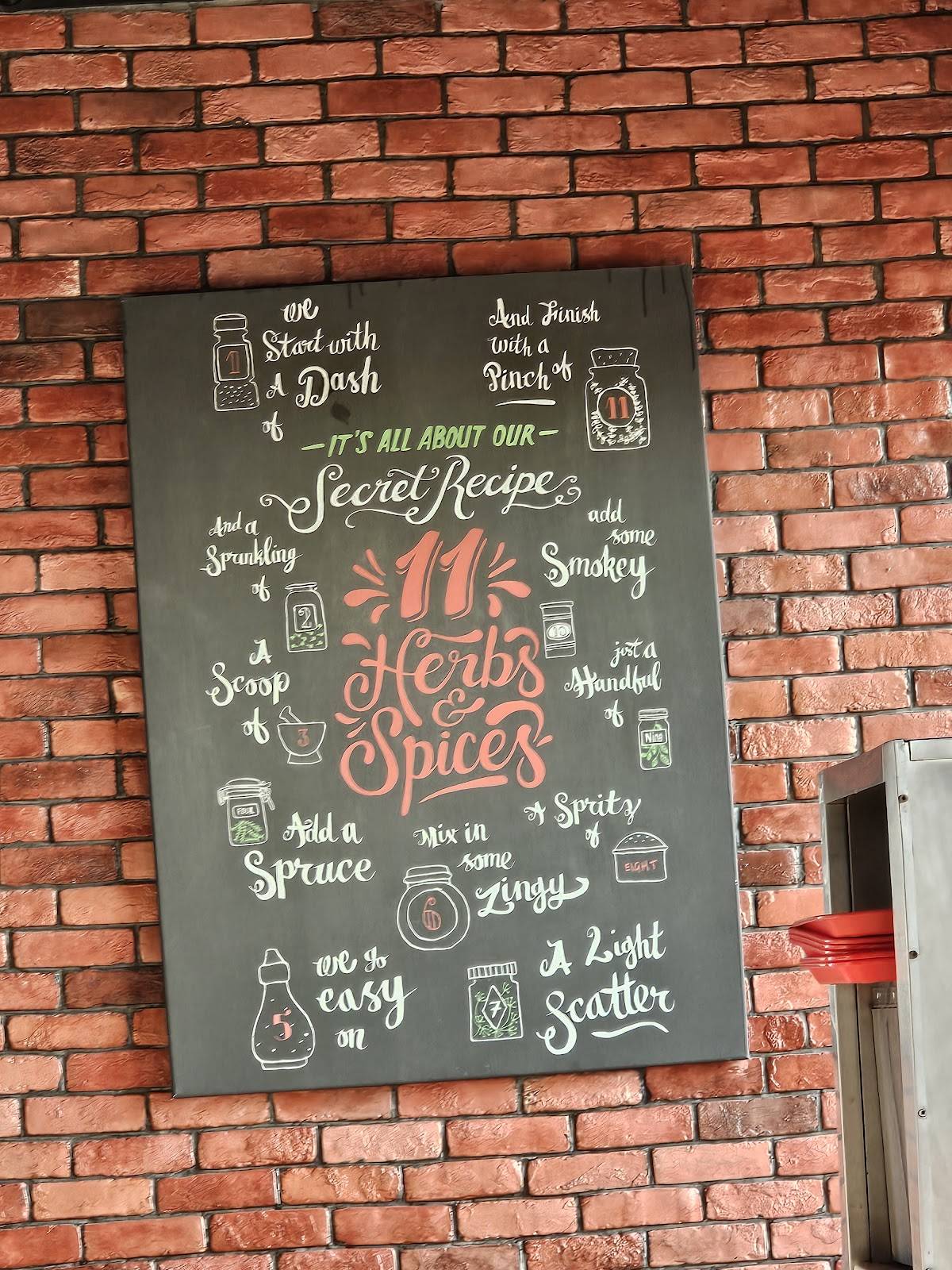 Menu at KFC restaurant, Umm Al Quwain, GGVV+R5 - King Faisal St