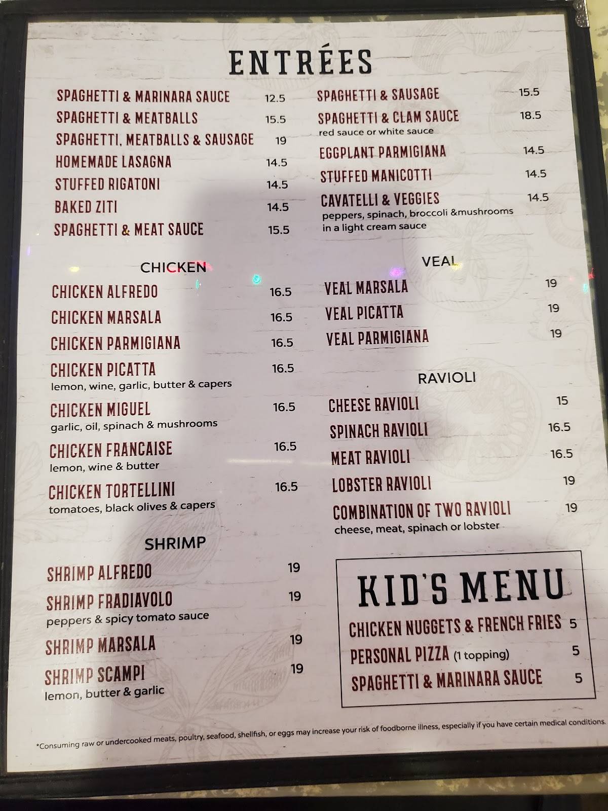 Menu at Uncle Mikey's Pizza pizzeria, Murrells Inlet