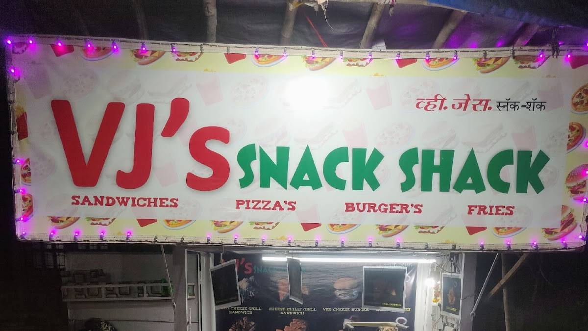 Menu at VJ's Snack Shack, Mumbai