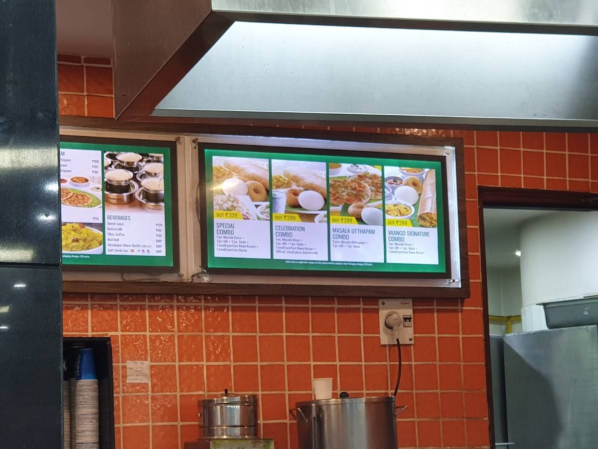 Menu at Vaango Restaurant, Hyderabad