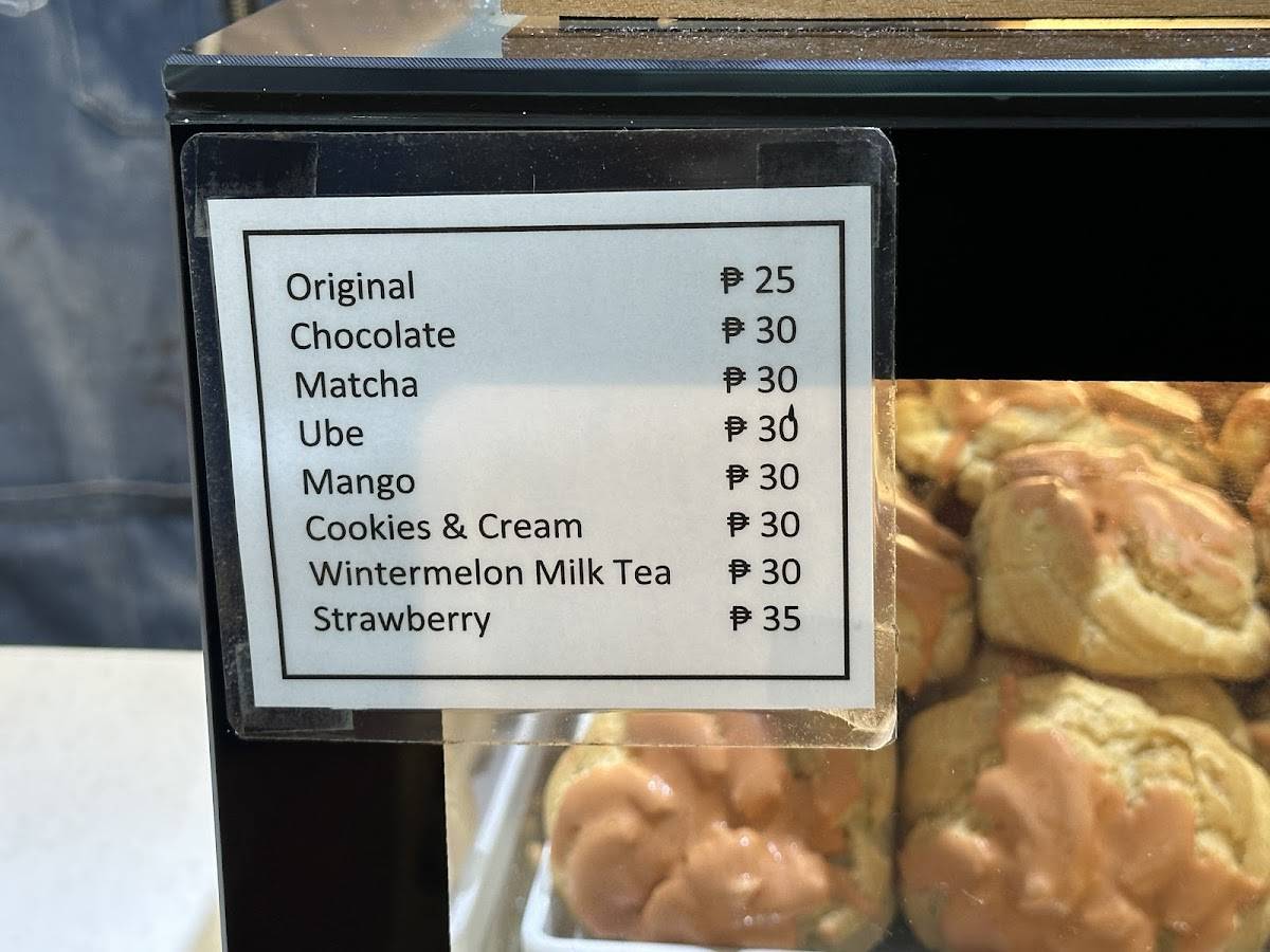 Menu at Victoria Bakery Mabini, Baguio, Lower Mabini St