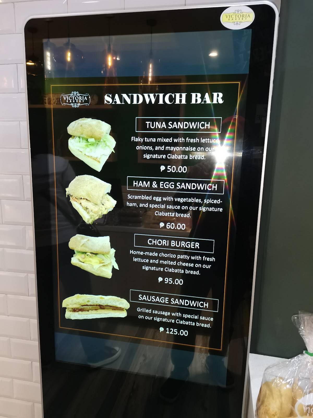 Menu at Victoria Bakery Mabini, Baguio, CH7W+PM8