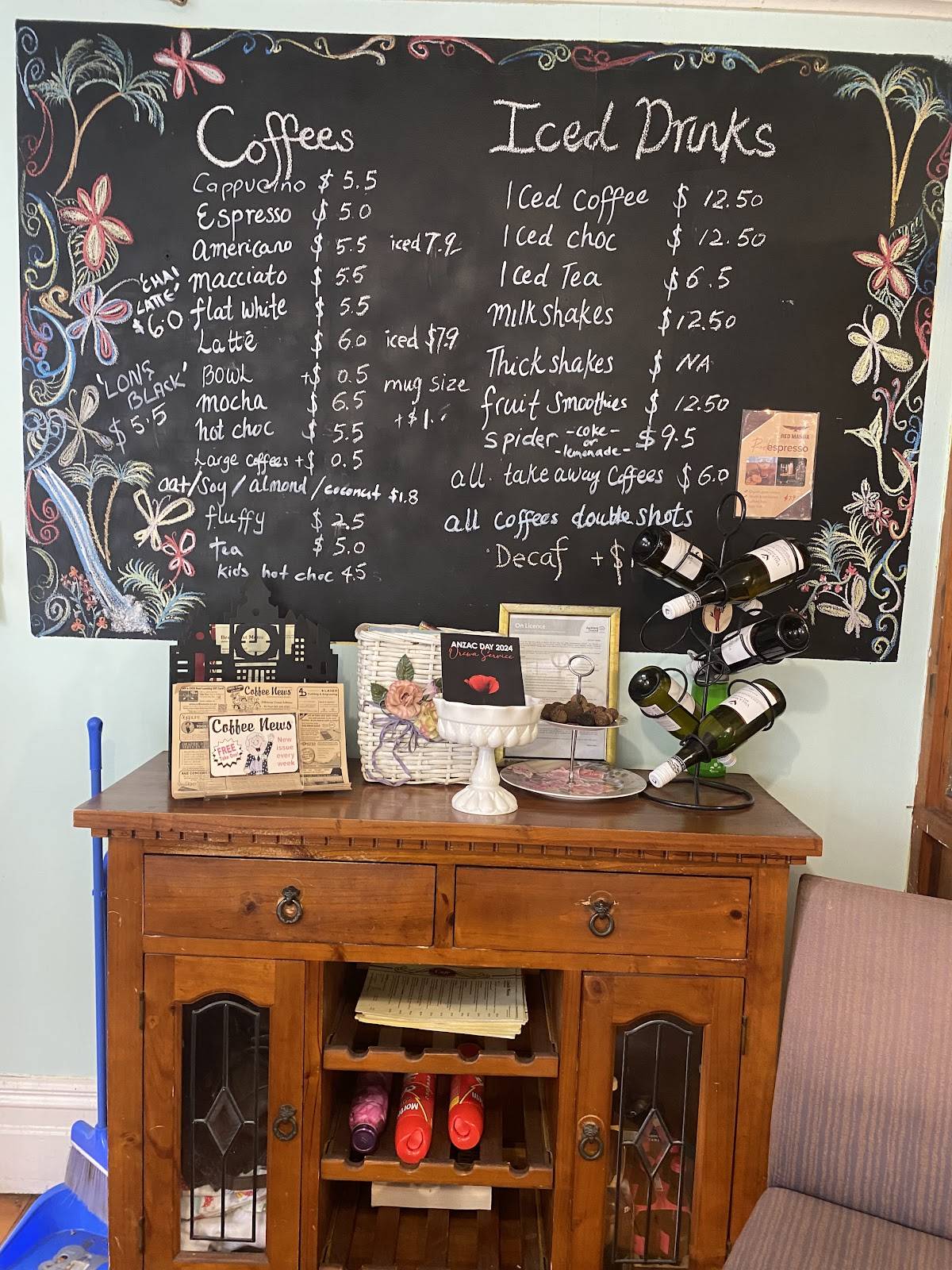 Menu at Walnut Cottage Cafe, Orewa, 498 Hibiscus Coast Hwy