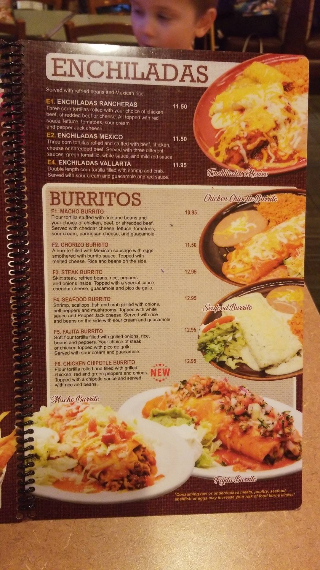 Menu at Chilito's Mexican Bar And Grill, Waterloo