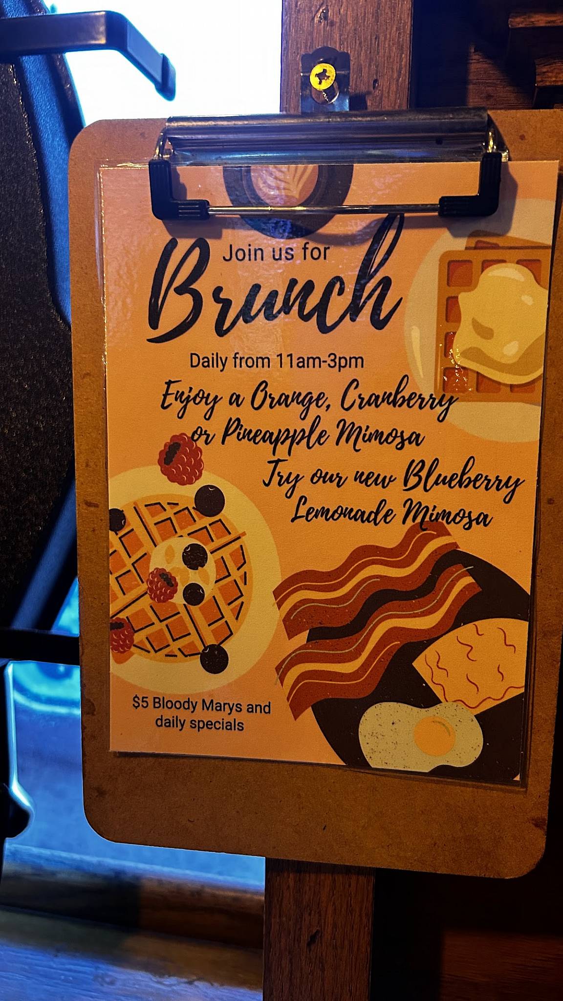 Menu at Watson Inn restaurant, Watsontown