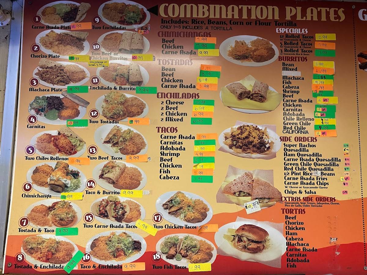 Menu at Wild West Cowboy Steakhouse, Buckeye