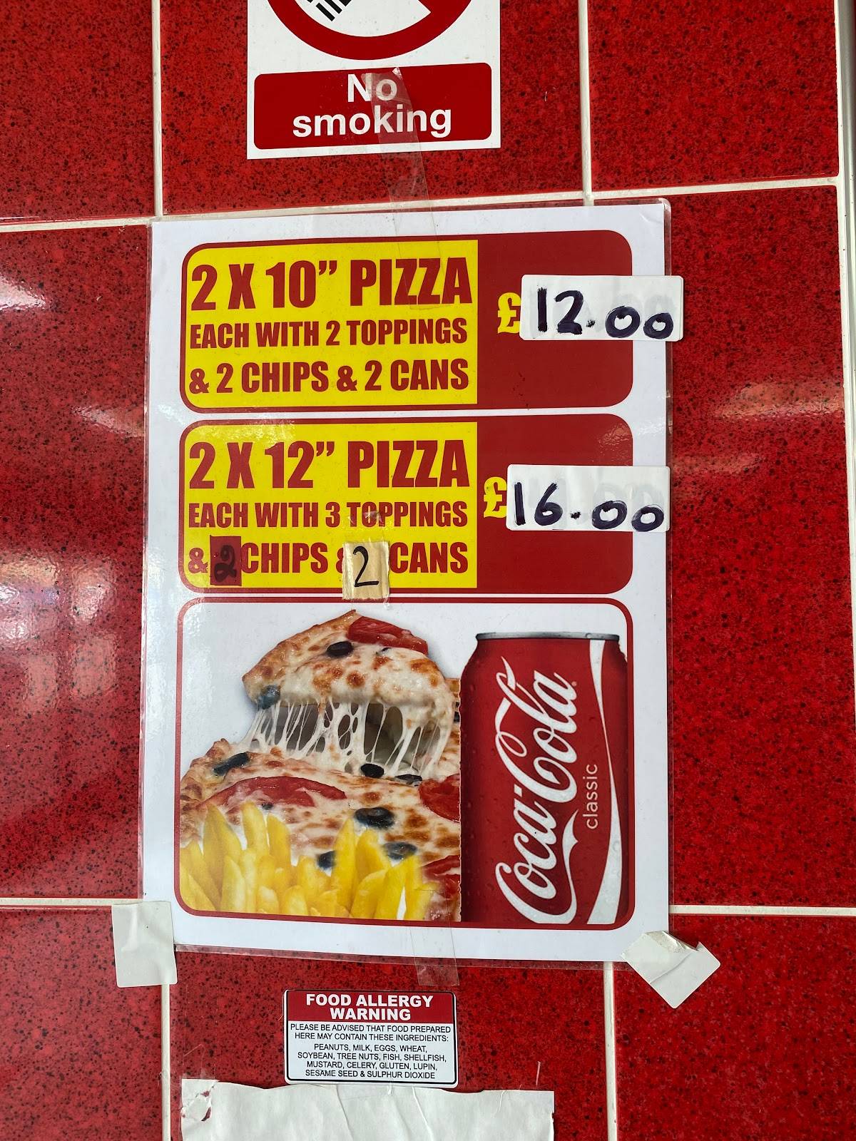 Menu at Wilson Road Fish Bar, Cardiff