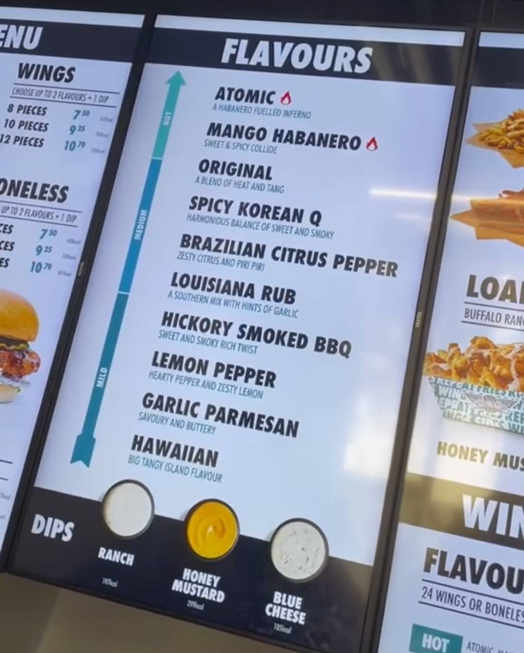 Carta del restaurante Wingstop Manchester Piccadilly, Manchester, 11-13 ...