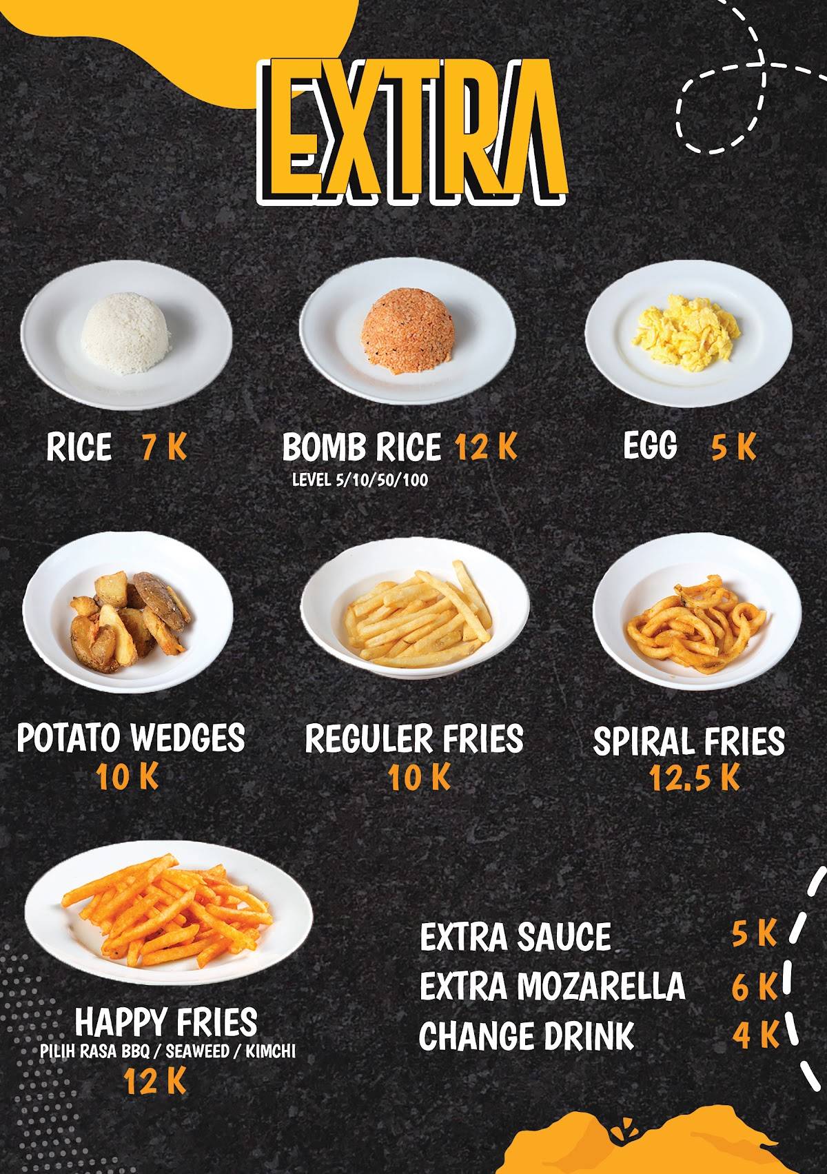 Menu at Wingz o Wingz Gegerkalong restaurant, Bandung
