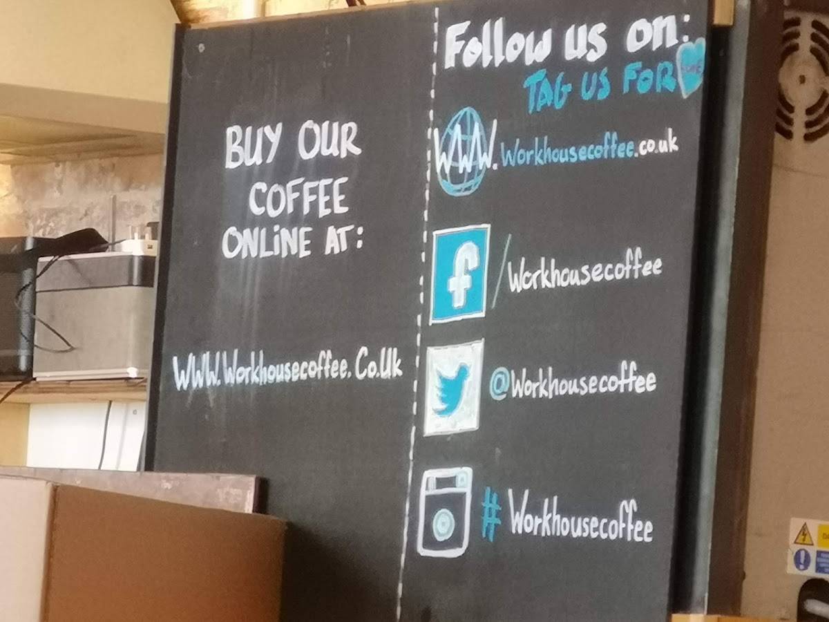 Menu at Workhouse Coffee cafe, Reading, 10-12 King St