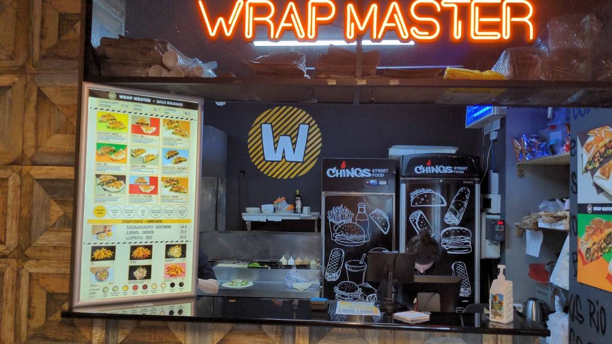 Speisekarte von Wrap Master restaurant, Tiflis, 16 Erekle Tatishvili St