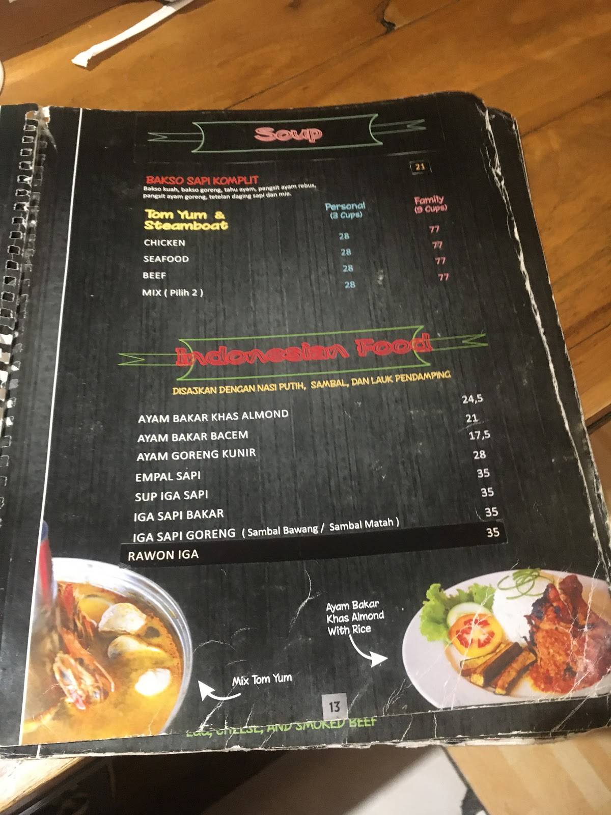 Menu at Almond Bakery Resto And Gelato, Sariharjo