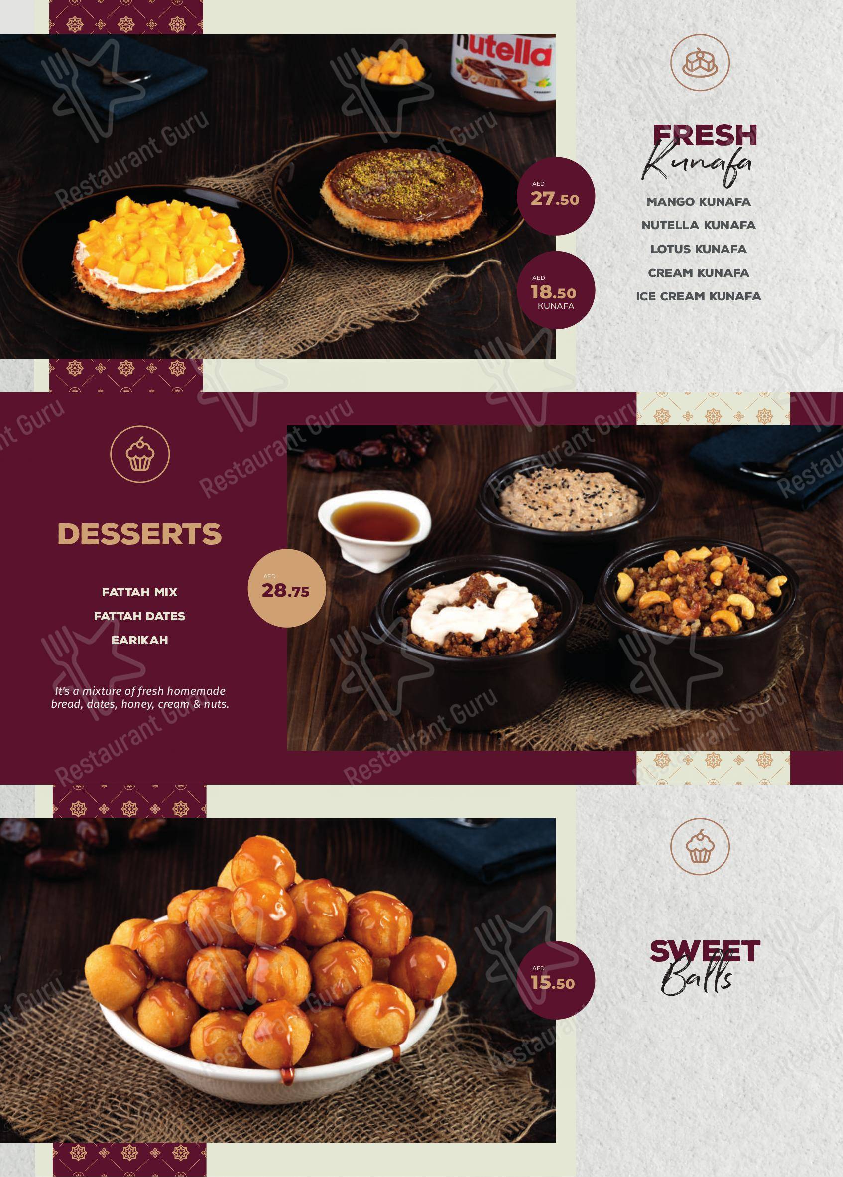 Menu at ZAM ZAM MANDI RESTAURANT (Al Karama), Dubai