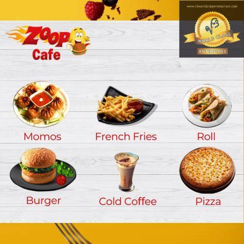 Menu at Zoop Cafe - Food Court - Bakery and Ice-cream Parlour Beside ...