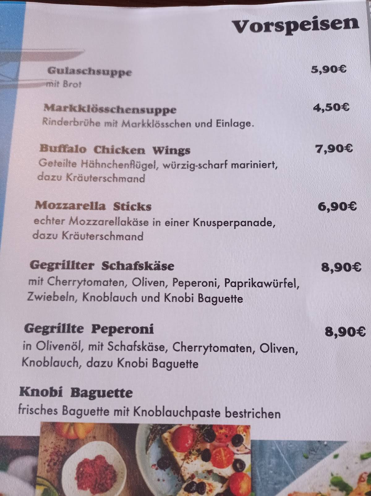 Speisekarte von Zum Propeller restaurant, Worms
