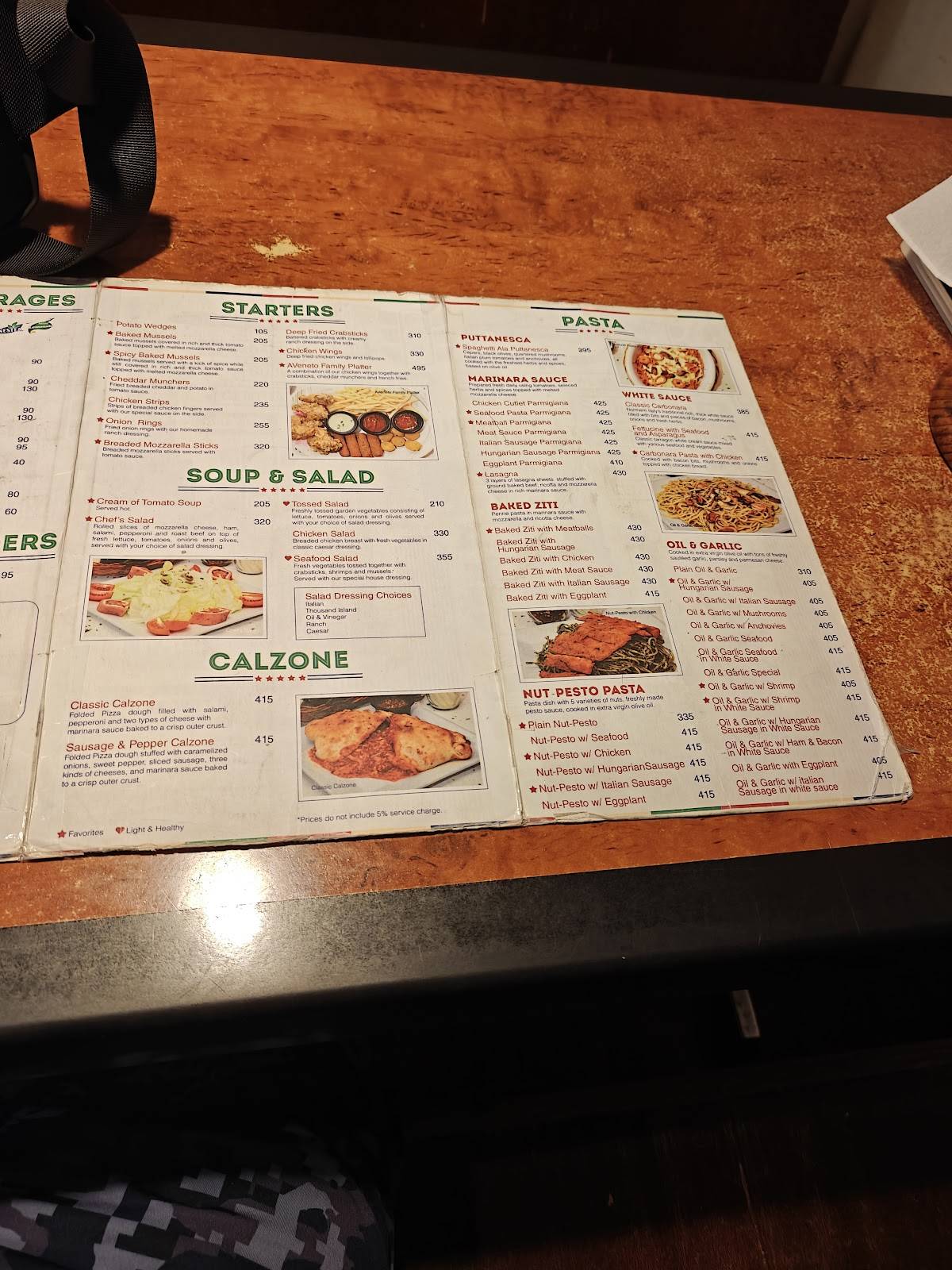 Menu at ä Veneto Pizzeria Ristorante, Quezon City, 25 Visayas Ave