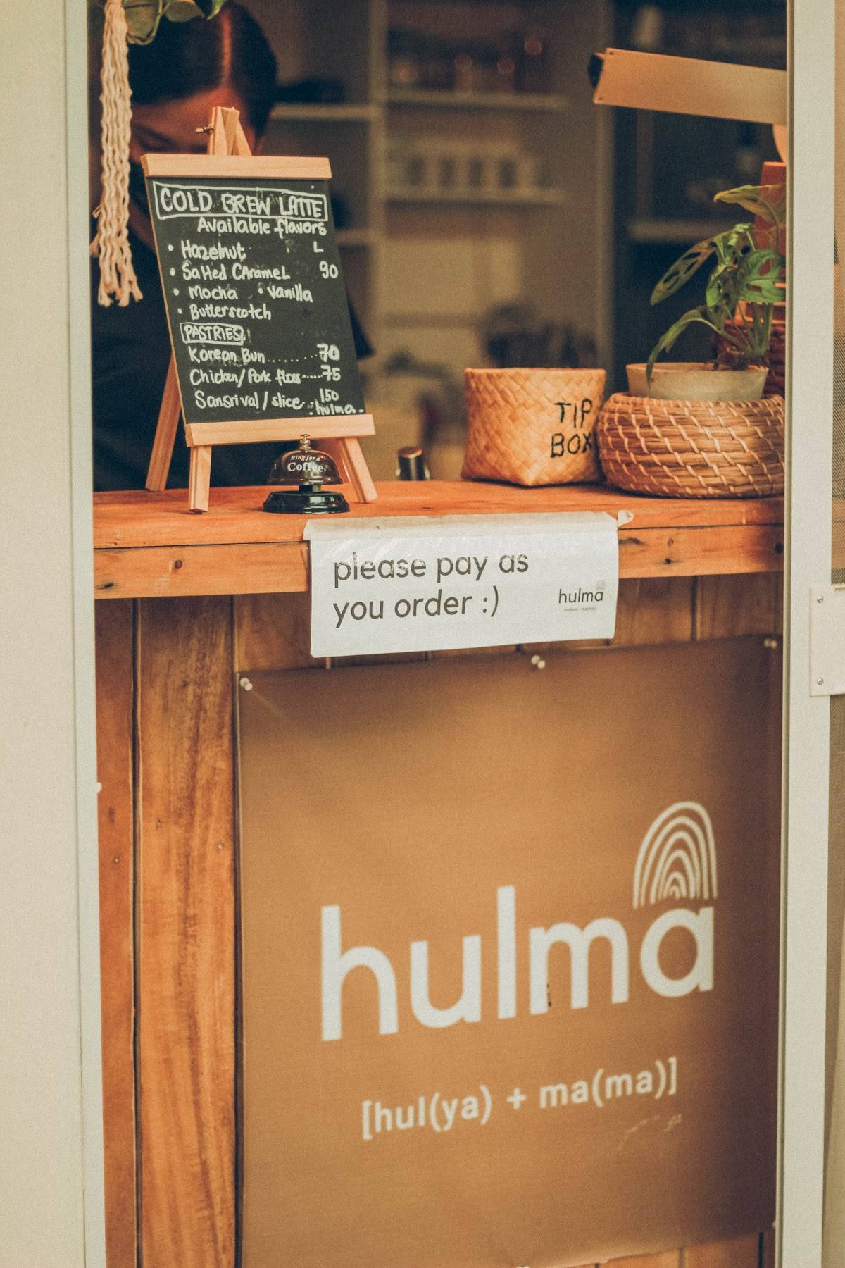 Menu at HULMA cafe, Cabanatuan City