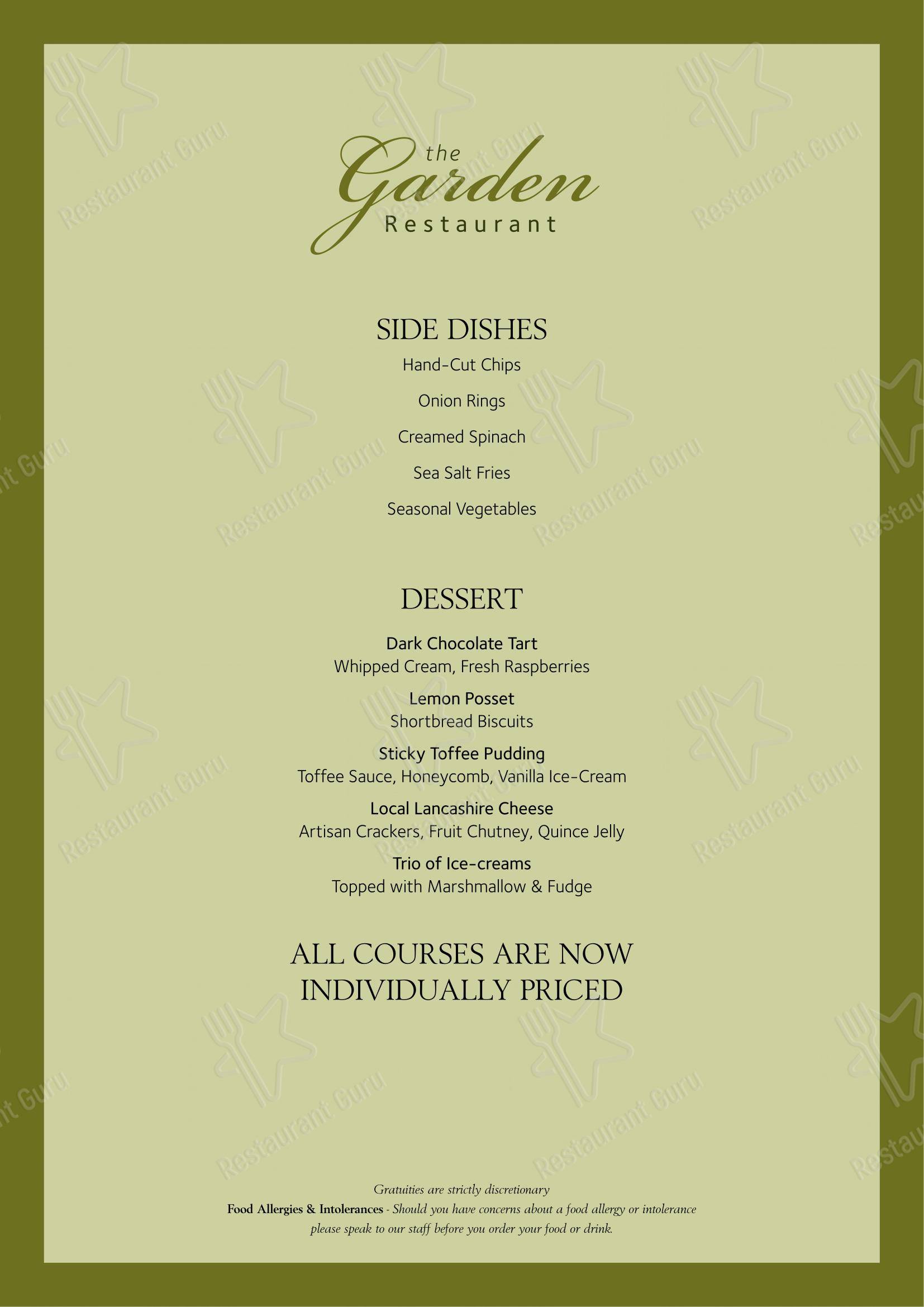 Menu at Farington Lodge Hotel pub & bar, Preston, Stanifield Lane