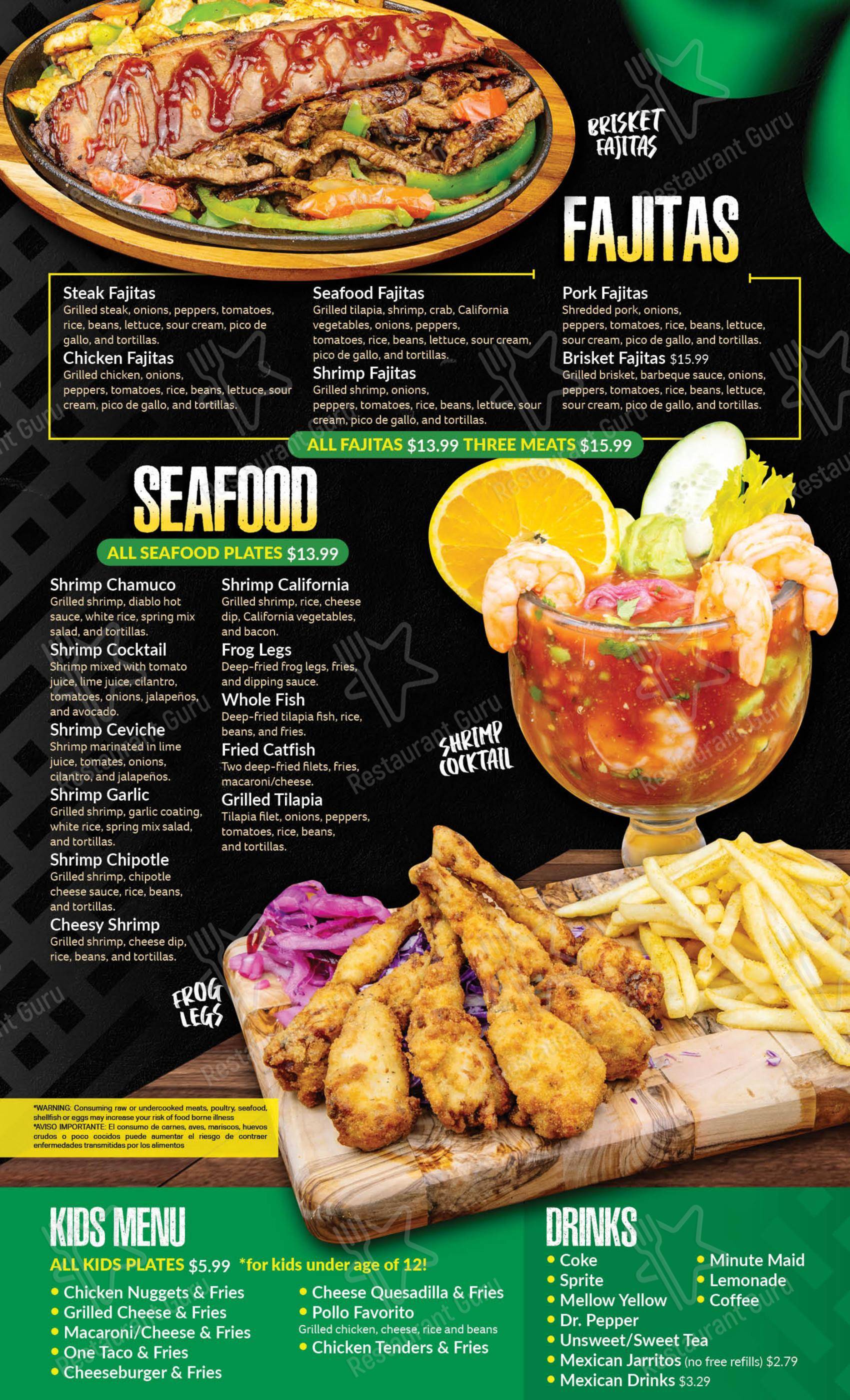 Menu at Froggie's Bar and Grill, Bloomfield