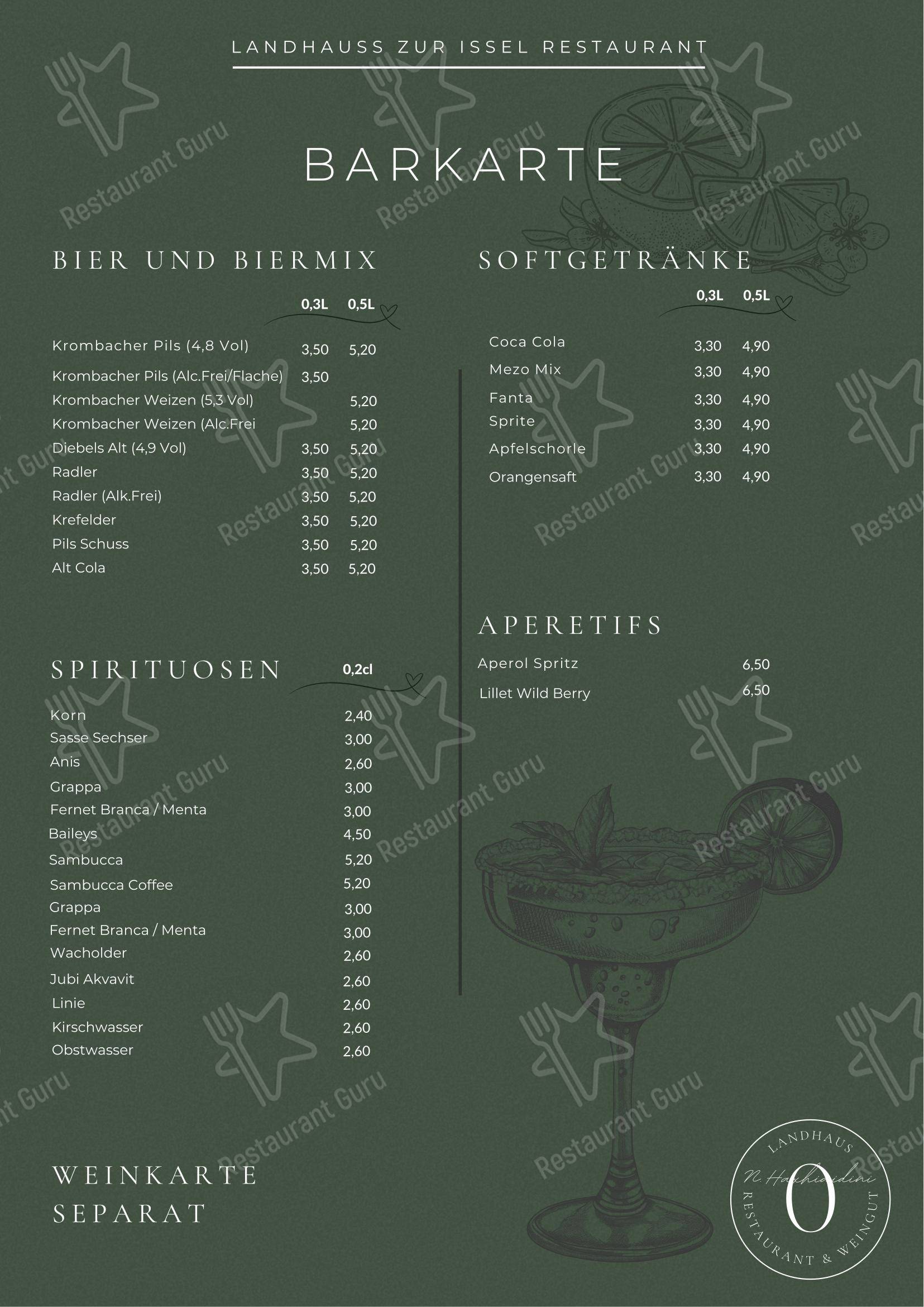 Speisekarte von LE DAYO restaurant, Bocholt