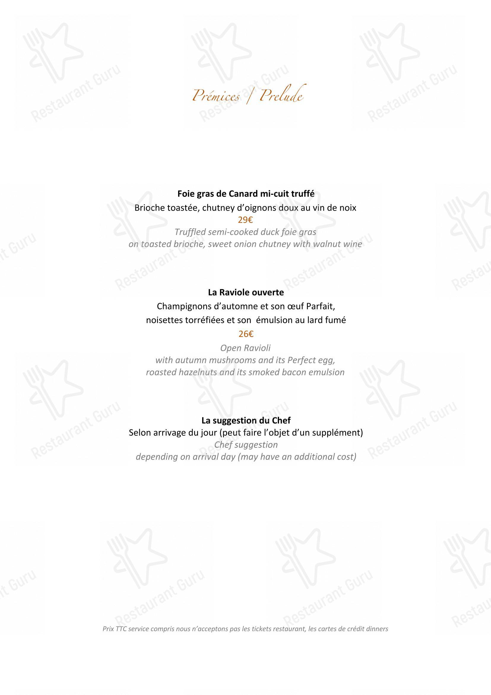 Menu au Le Potager du Mas - Restaurant, Orgon