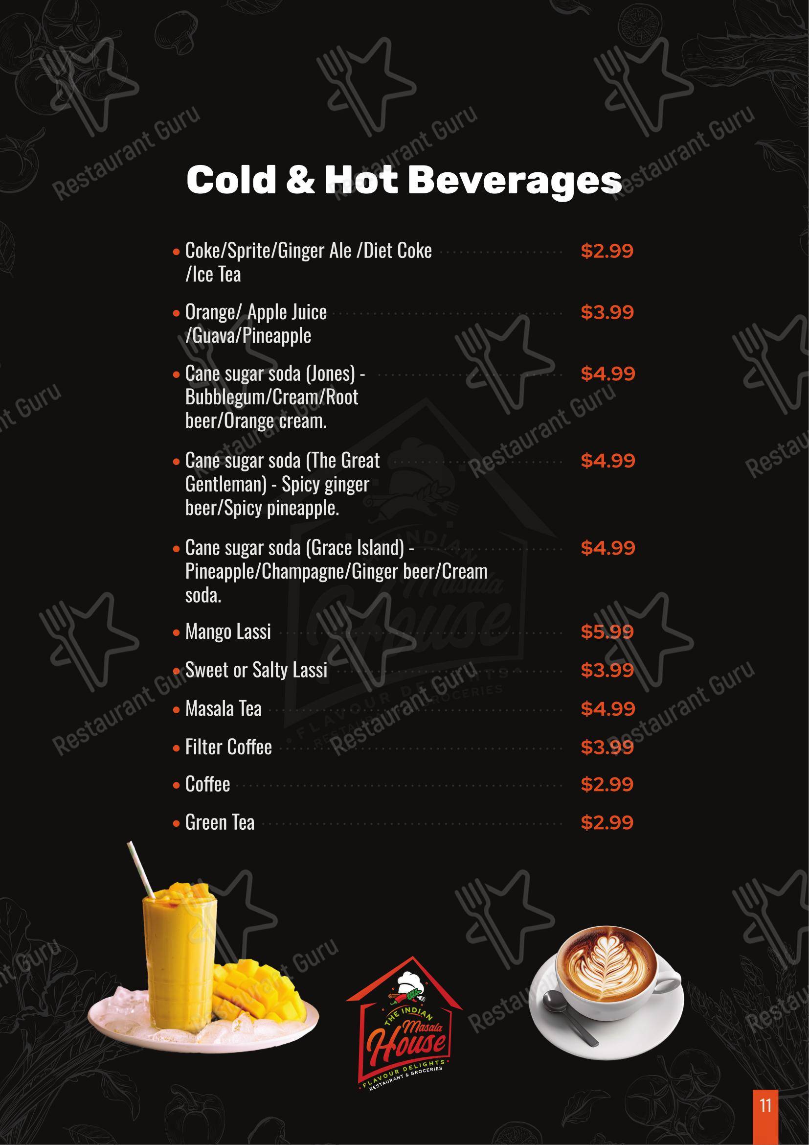 Menu at The Indian Masala House - Flavour Delights restaurant, Bridgetown
