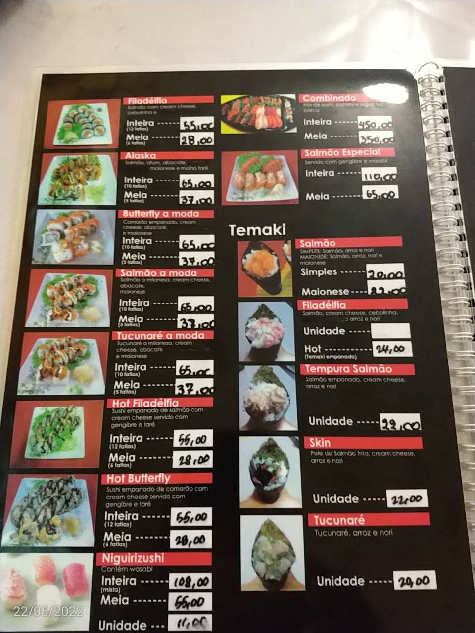 Menu em Toyo Comida Oriental restaurante, Manaus, Avenida Francisco ...