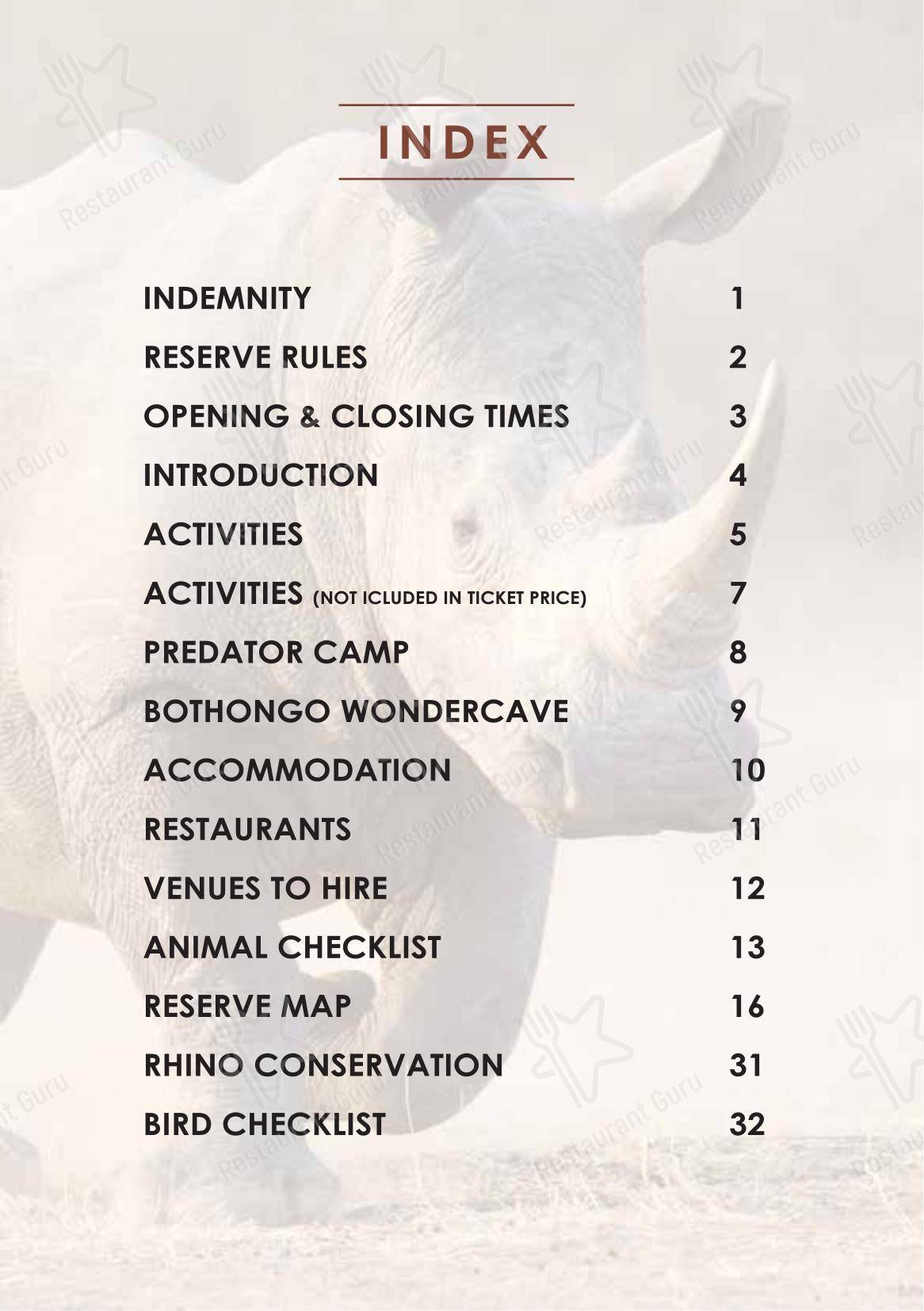 Menu at Neck & Deck Restaurant, Krugersdorp