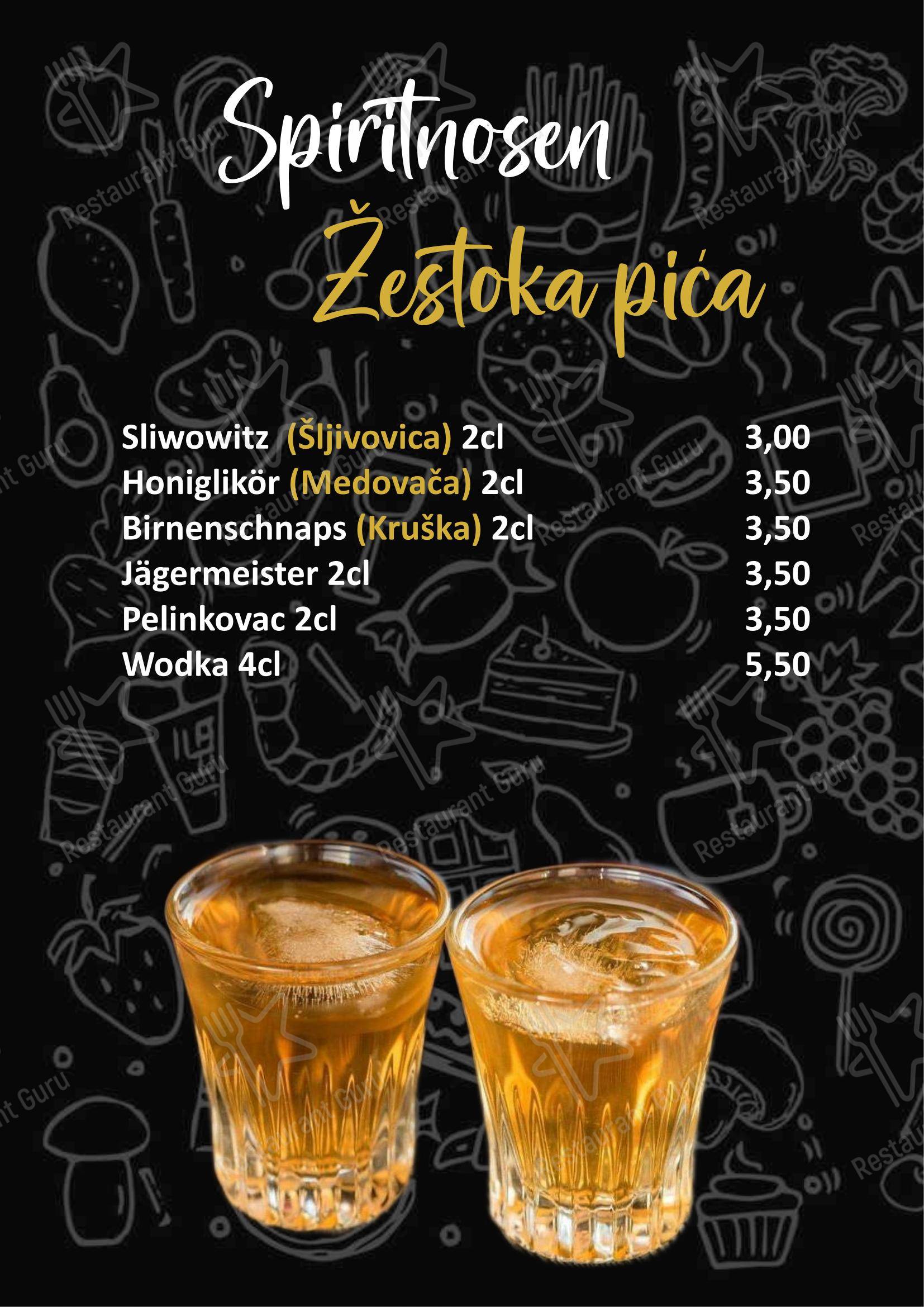 Speisekarte von Restaurant Bar Ado, Kelkheim (Taunus)