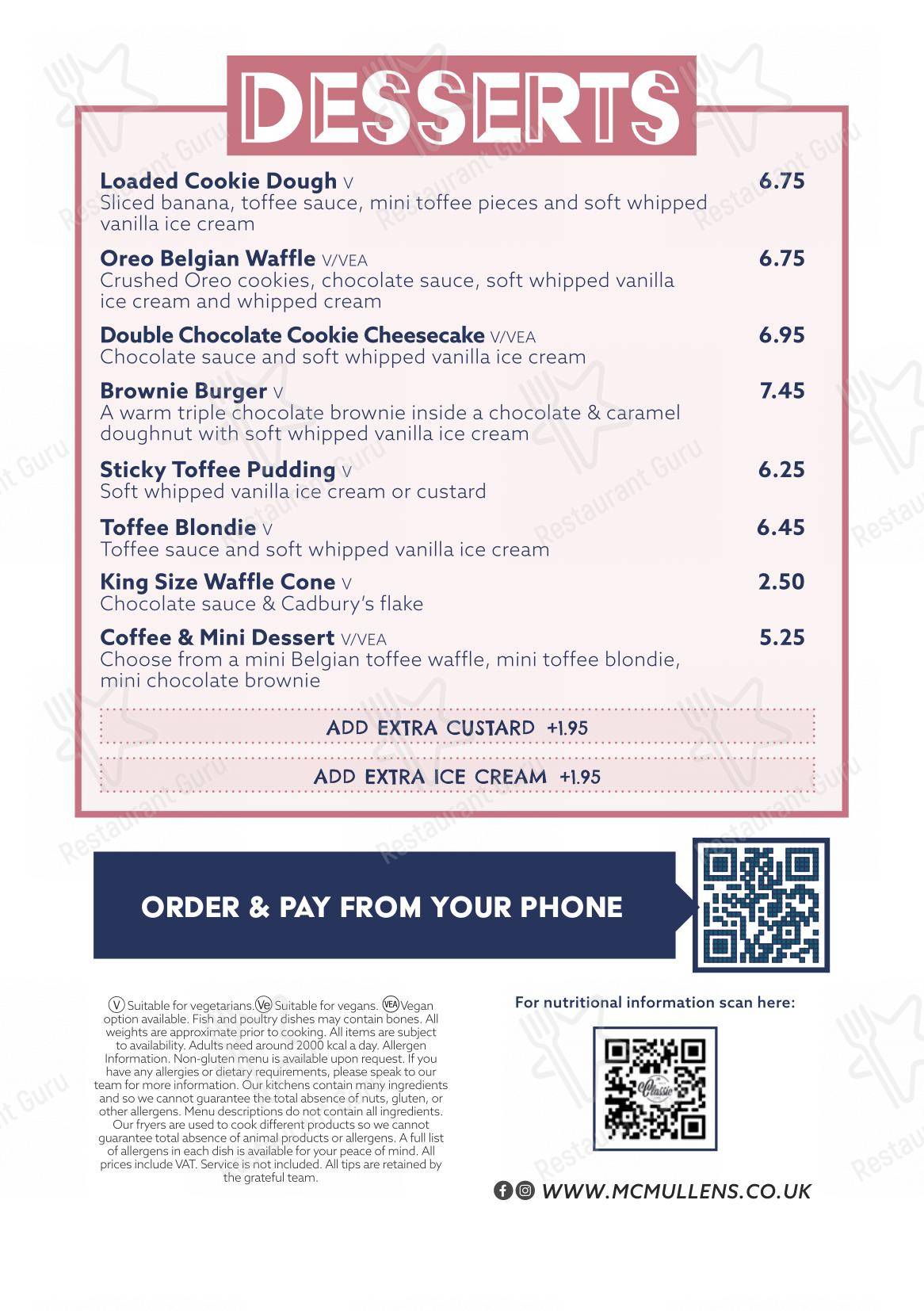 Menu at Hare pub & bar, Harlow, 100 Hare St Springs