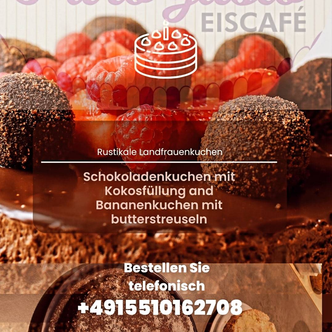 Menu at Puro Gusto Eis Café, Östringen
