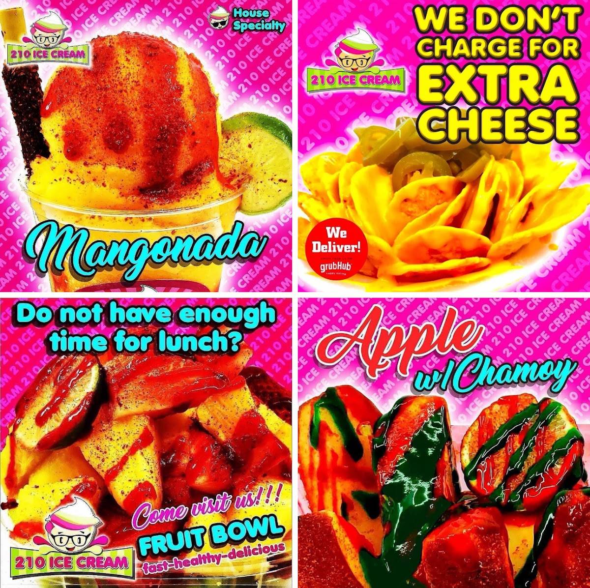 Menu at 210 ICE CREAM pub & bar, San Antonio, 7126 Bandera Rd