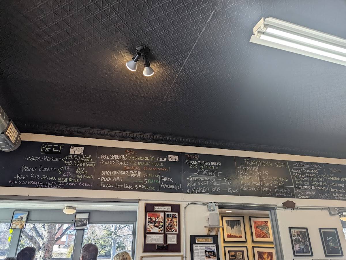Menu at 2Fifty Texas BBQ, Riverdale Park
