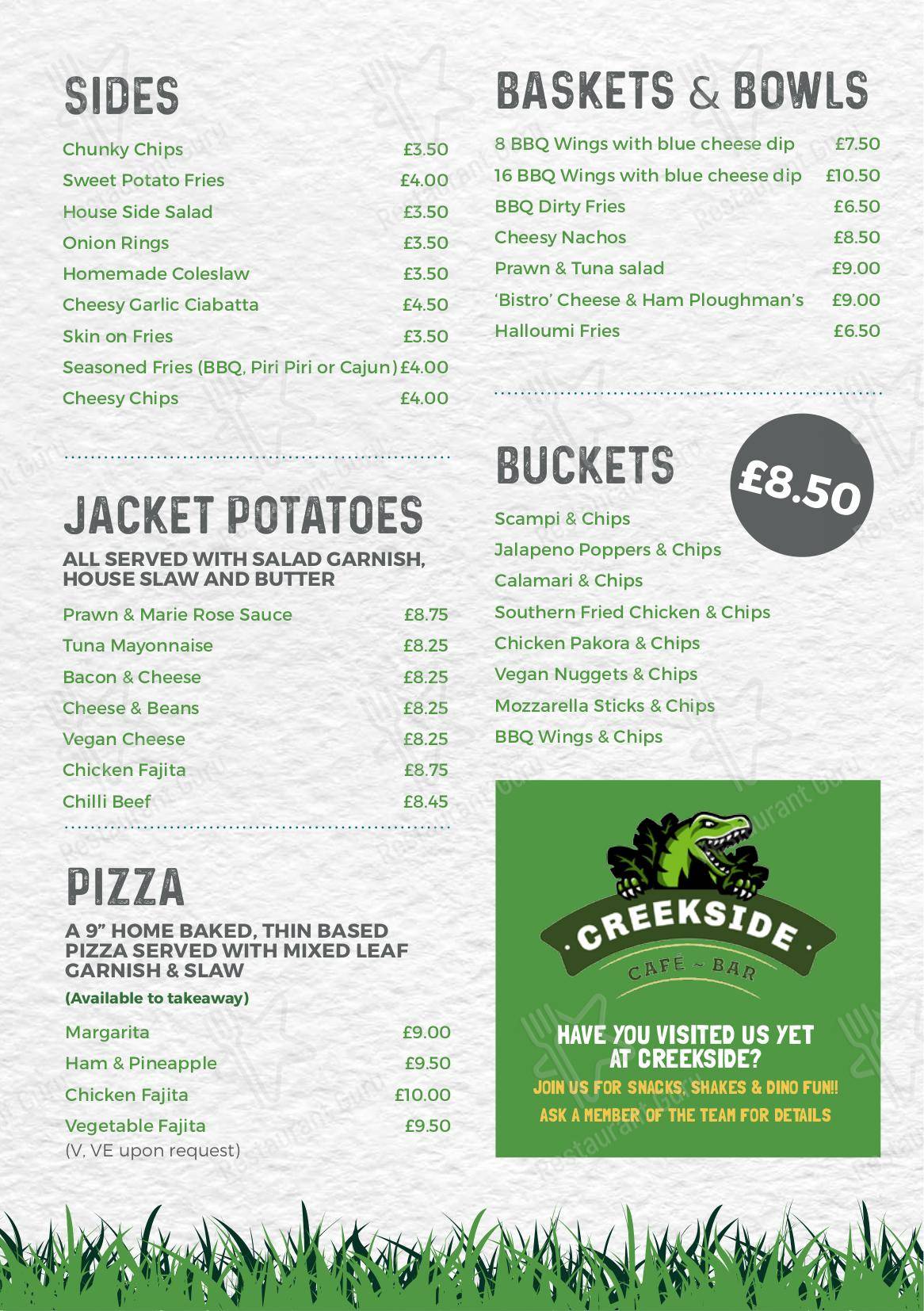 Menu at 3 Hammers Bar & Bistro Ltd, Wolverhampton