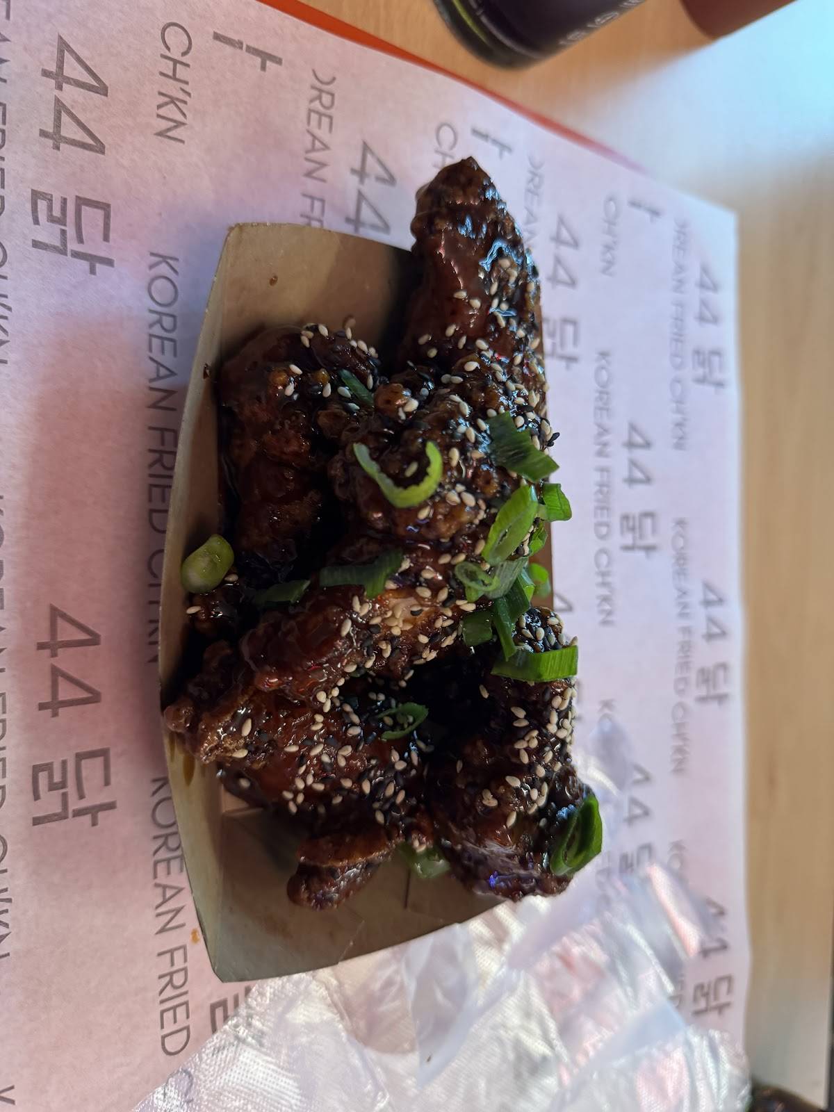 Menu at 44 CHKN - Korean Fried Chicken restaurant, Berlin