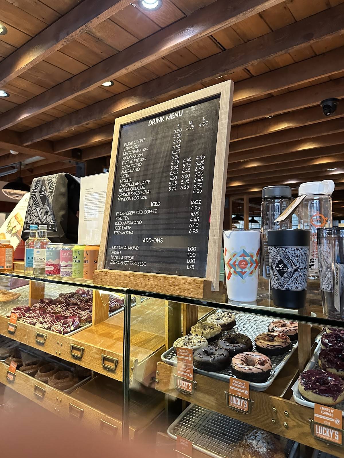 Menu au 49th Parallel Café & Lucky's Doughnuts - Main Street, Vancouver ...