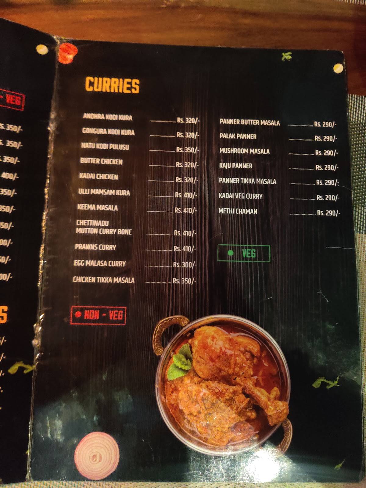 Menu at 90's Cafe & Restaurant, Vijayawada